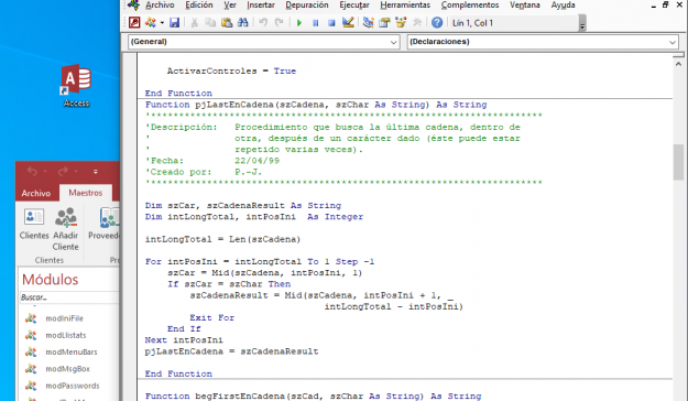 Blog - Programación en Microsoft Access